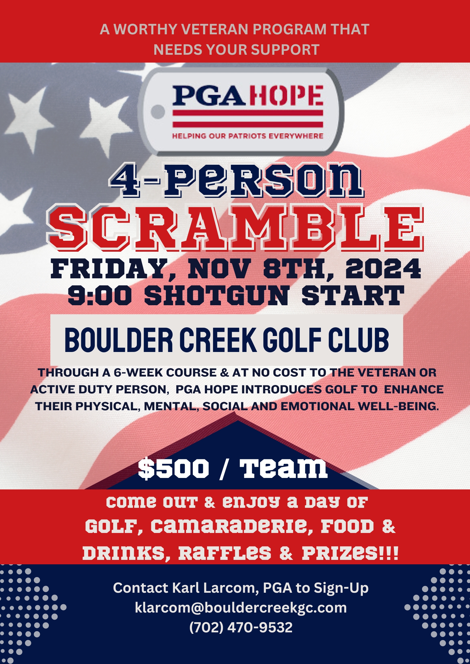 PGA HOPE ENTRY FEE - Boulder City Golf